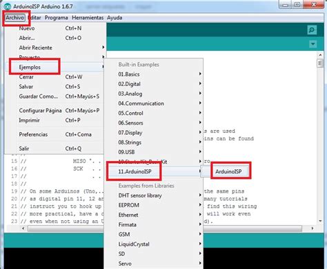 Arduno As Isp Arduino Portugal