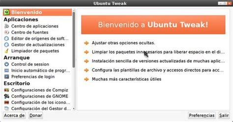Ubuntu Tweak Guía Ubuntu