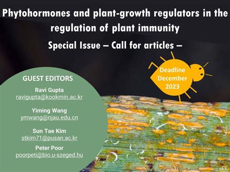 Physiologia Plantarum On Linkedin Call For Articles For Our New Special Issue About Role Of