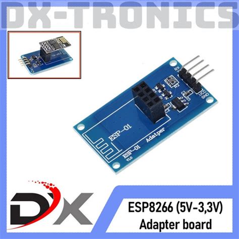 Jual Esp8266 Wifi Adapter Board 3 3v 5v Module Esp01 Adaptor Jakarta