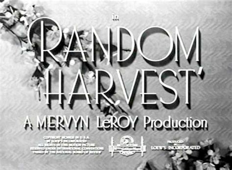 Random Harvest 1942 My Rare Films