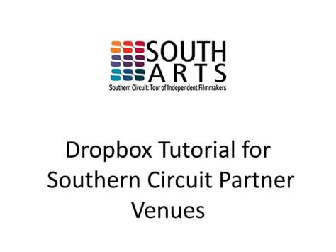 Dropbox Tutorial Ppt
