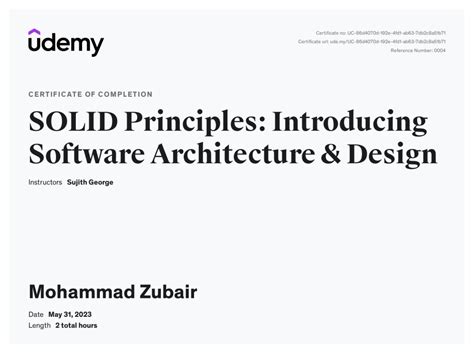 Mohammad Zubair Akrami On Linkedin Udemy Course Completion Certificate