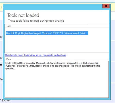 Dynamics Crm Error Installing Plugin Registration In Xrmtoolbox