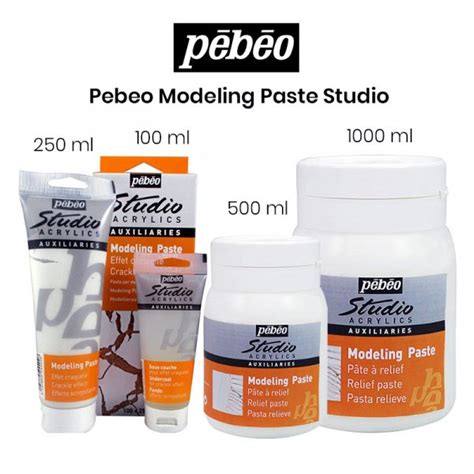 Pebeo Studio Acrylic Modeling Paste 250ml Umistrong Pte Ltd