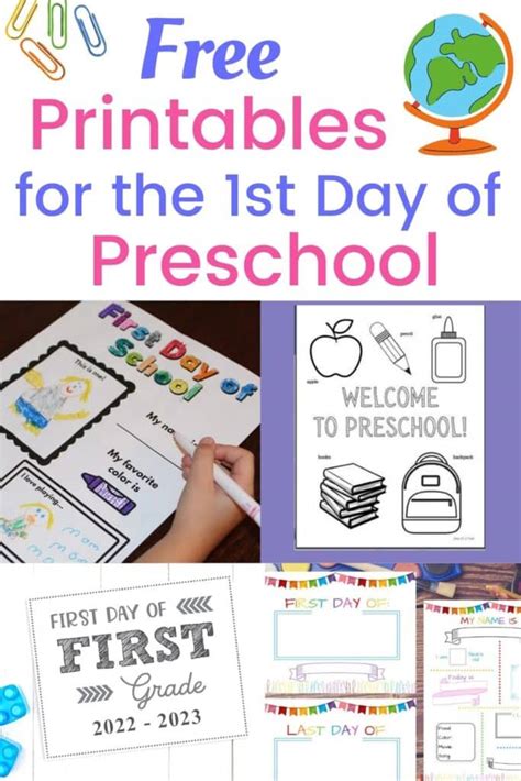 first day of pre k coloring pages