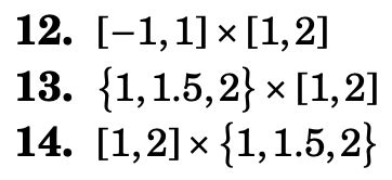 B Sketch These Cartesian Products On The Xy Plane Chegg