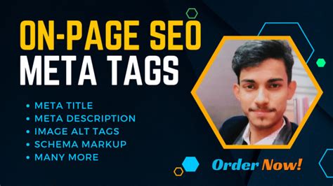 optimize the meta tags title meta description image alt tag by