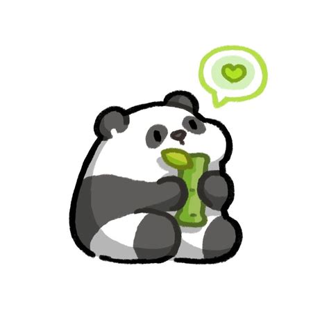 Cute Panda Cartoon Kawaii