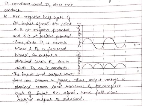 Draw The Circuit Diagram Of A Full Wave Rectifier Using Pn Junction