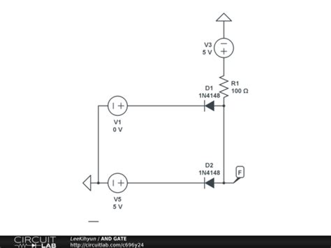 AND GATE CircuitLab