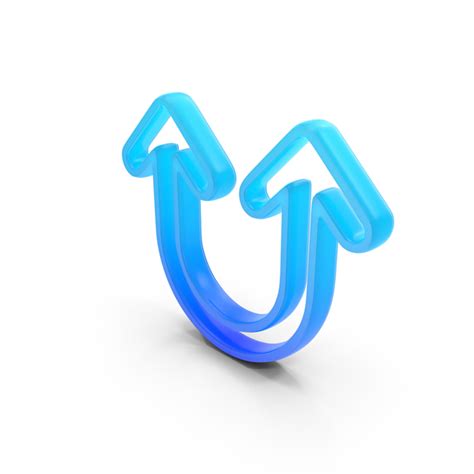 U Shaped Arrow Glowing Symbol Png Images And Psds For Download