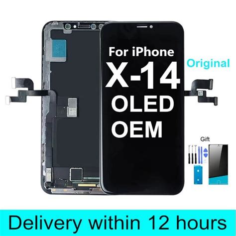OLED For X Xs Max XR Pro Max LCD Plus Display Screen With D Touch Digitizer Assembly