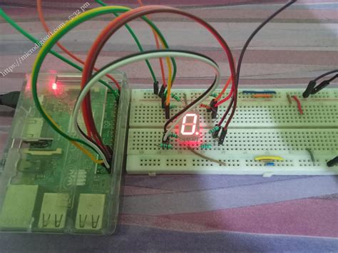 7 Segment Display Interfacing With Raspberry Pi