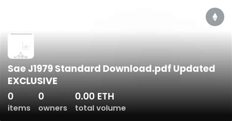 Sae J1979 Standard Downloadpdf Updated Exclusive Collection Opensea