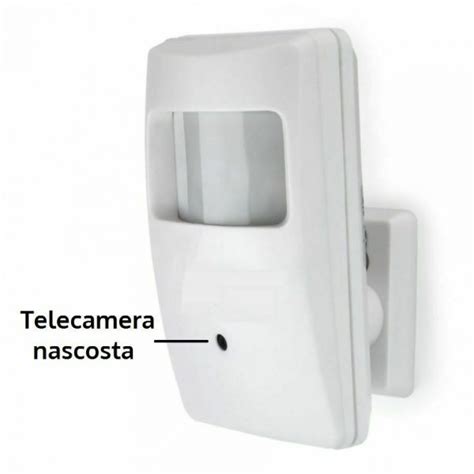Telecamera Ahd Spy Nascosta In Sensore Allarme Volumetrico Pir Team Dcr Shop