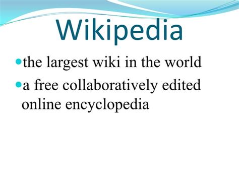 Wikis Pptx Internet For Beginners Internet