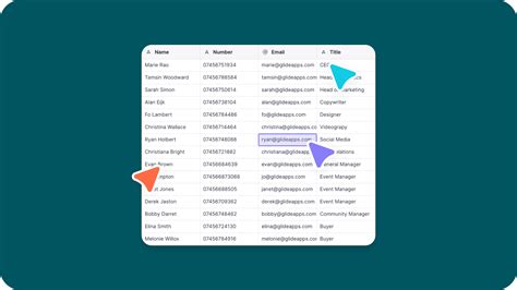 how to make a database app using spreadsheets glide blog