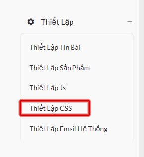 Đưa code CSS vào website