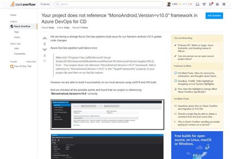 Pranay Deep On Linkedin Xamarin Xamarindeveloper Azuredevops Build