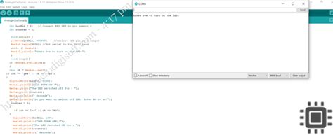 Serial Monitor Arduino Electronics Microcontrollers