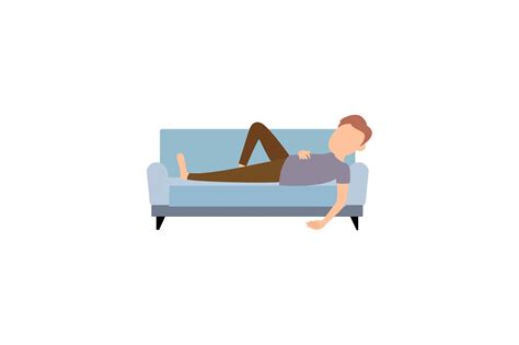 Lazy Character Illustration Graphic By Fgeonstudio Creative Fabrica