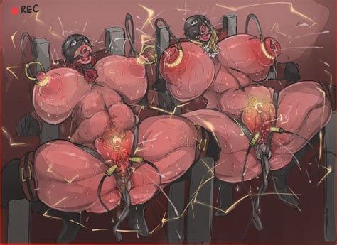 Rule 34 Anal Plug Big Breasts Big Nipples Blonde Hair Bondage Chubby