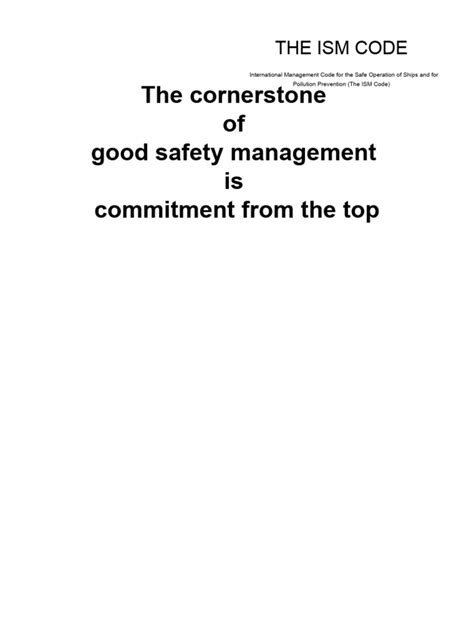 The Ism Code Short Pdf The Ism Code Short Pdf