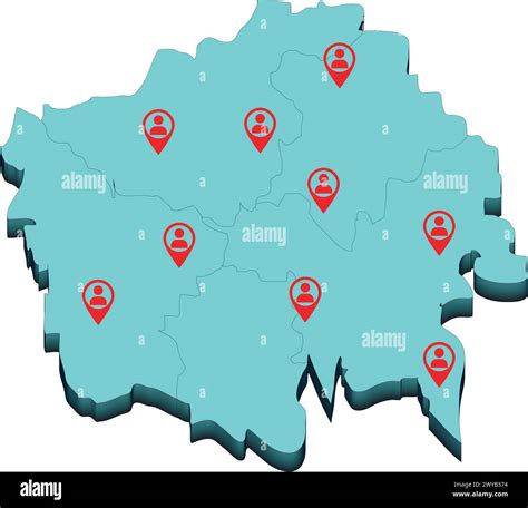 3d Location On Map More Location Pin Point Location Different
