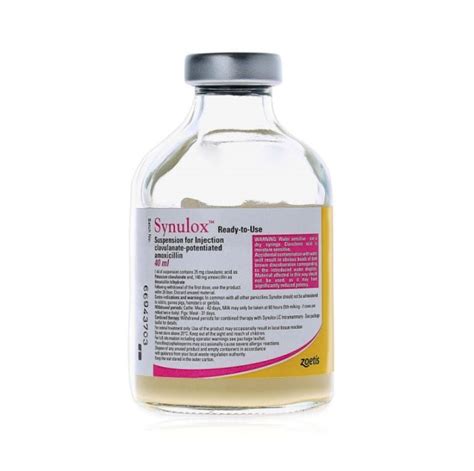 Zoetis Synulox Rtu Injection Farmacy