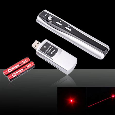1mW 650nm USB Wireless Presentation Remote Red Laser Pointer Pen Laserpointerpro Com
