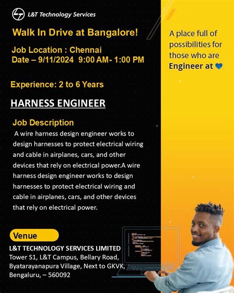 we are hiring engineers with harness design experience interested individuals please share your