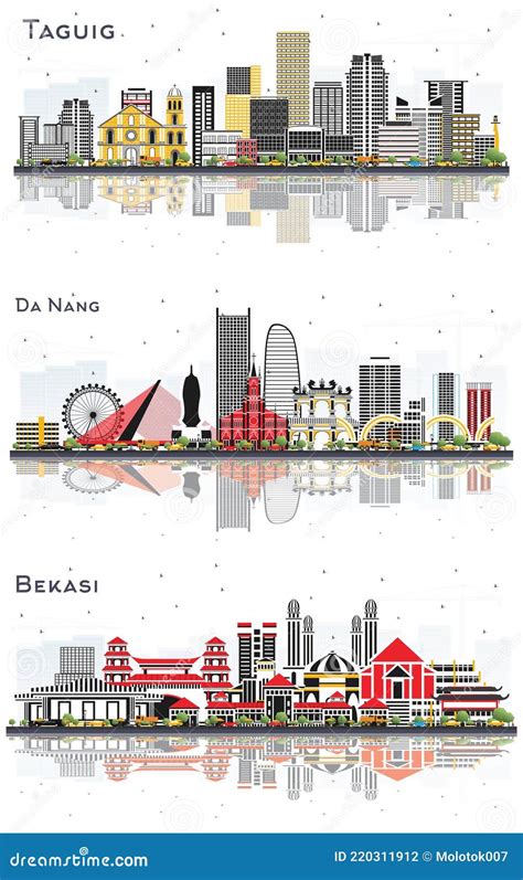 Bekasi Indonesia City Map In Black And White Color Outline Map Cartoon