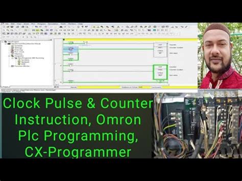 Clock Pulse & Counter Instruction, Omron Plc Programming, CX-Programmer - YouTube