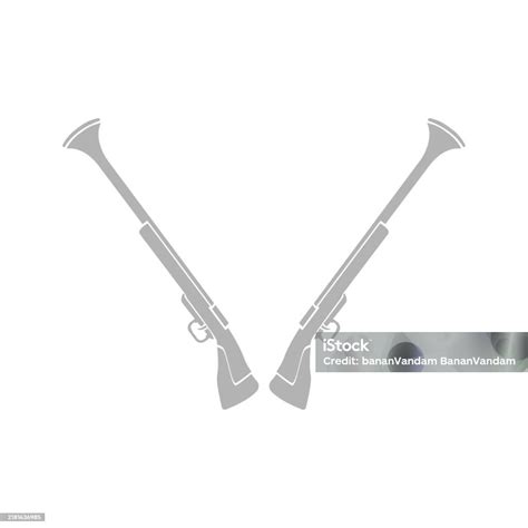 3 개의 머스킷 아이콘 흰색 배경에 추수 감사절 사냥 벡터 일러스트 레이 션 0명에 대한 스톡 벡터 아트 및 기타 이미지 0명 2015년 기하 도형 Istock