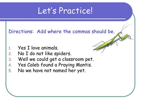 Ppt Using Commas After Introductory Elements Powerpoint Presentation Id9537804