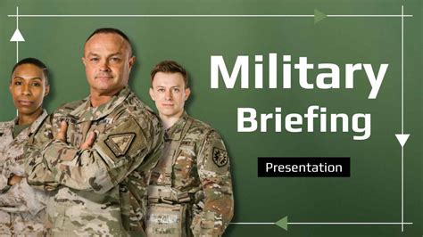 Military Briefing Free PPT Google Slides Template SlidesCarnival