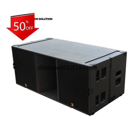 Ks28 3200W High Power Bass Double 18 Inch Professional Audio Stage Subwoofer For Live