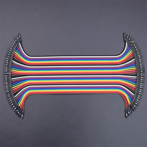 20cm Dupont Wire Color Jumper Cable 2 54mm 1p 1p Female To Female Jumper Wire Iduino