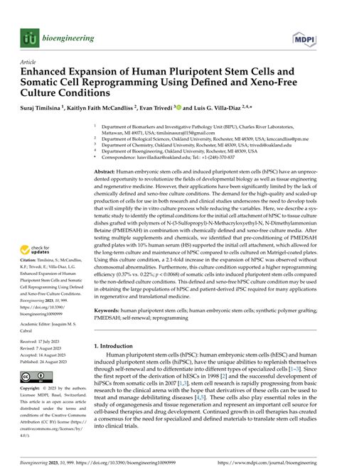 Pdf Enhanced Expansion Of Human Pluripotent Stem Cells And Somatic Cell Reprogramming Using