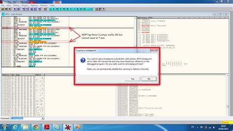 Assembly Cracking C Application With Ollydebug Stack Overflow