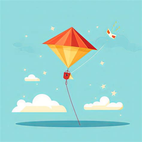 Premium Photo As A Kite Soaring High In The Sky Symbolizing The Elevation Of Financial Goals