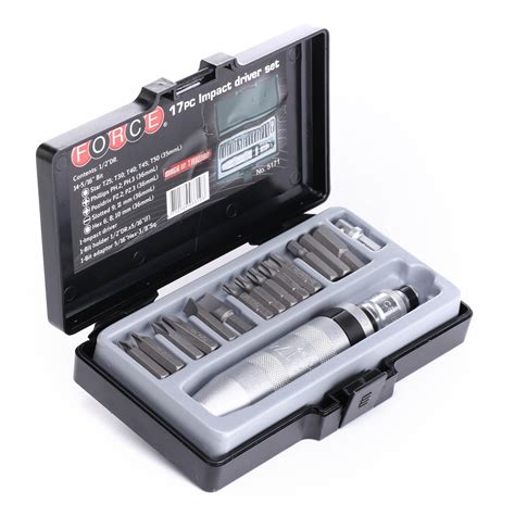 5171 Force Schlagschraubendreher Anzahl Werkzeuge 17 Vierkant