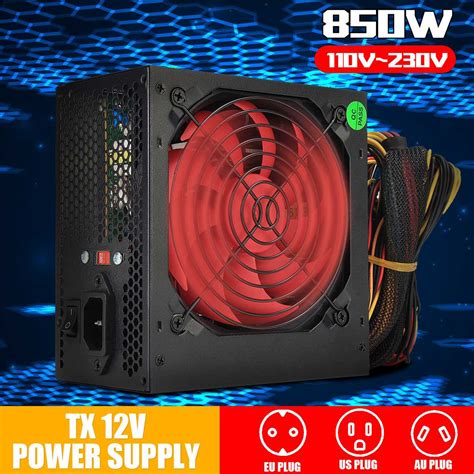 850w Atx 12v Computer Pc Power Supply 12cm Fan 20 Grandado
