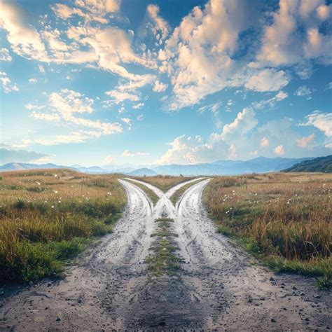choosing between two paths leading to different outcomes and
