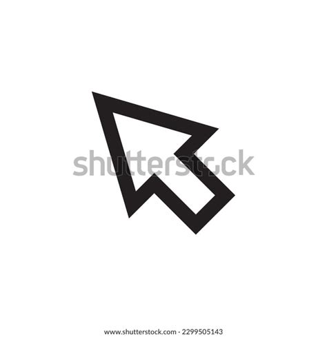 Computer Arrow Icon Cursor Flat Sign Stock Vector Royalty Free 2299505143 Shutterstock
