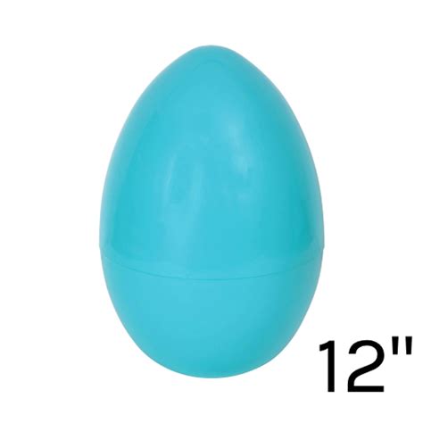 12 Blue Extra Large Fillable Easter Egg 1