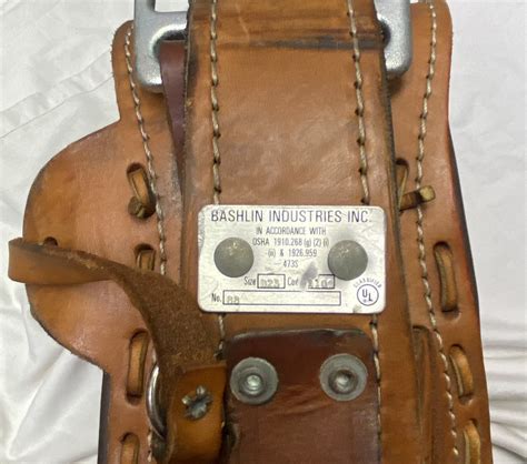 Bashlin Industries Size D23 Lineman Climbing Belt W Accessories Very Good Buya
