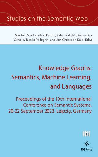 knowledge graphs semantics machine learning and languages ios press