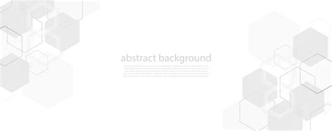흑백 육각형이 있는 기하학적 추상적 배경 구조 분자 및 통신 과학 기술 및 의료 개념 벡터 일러스트레이션 0명에 대한 스톡 벡터
